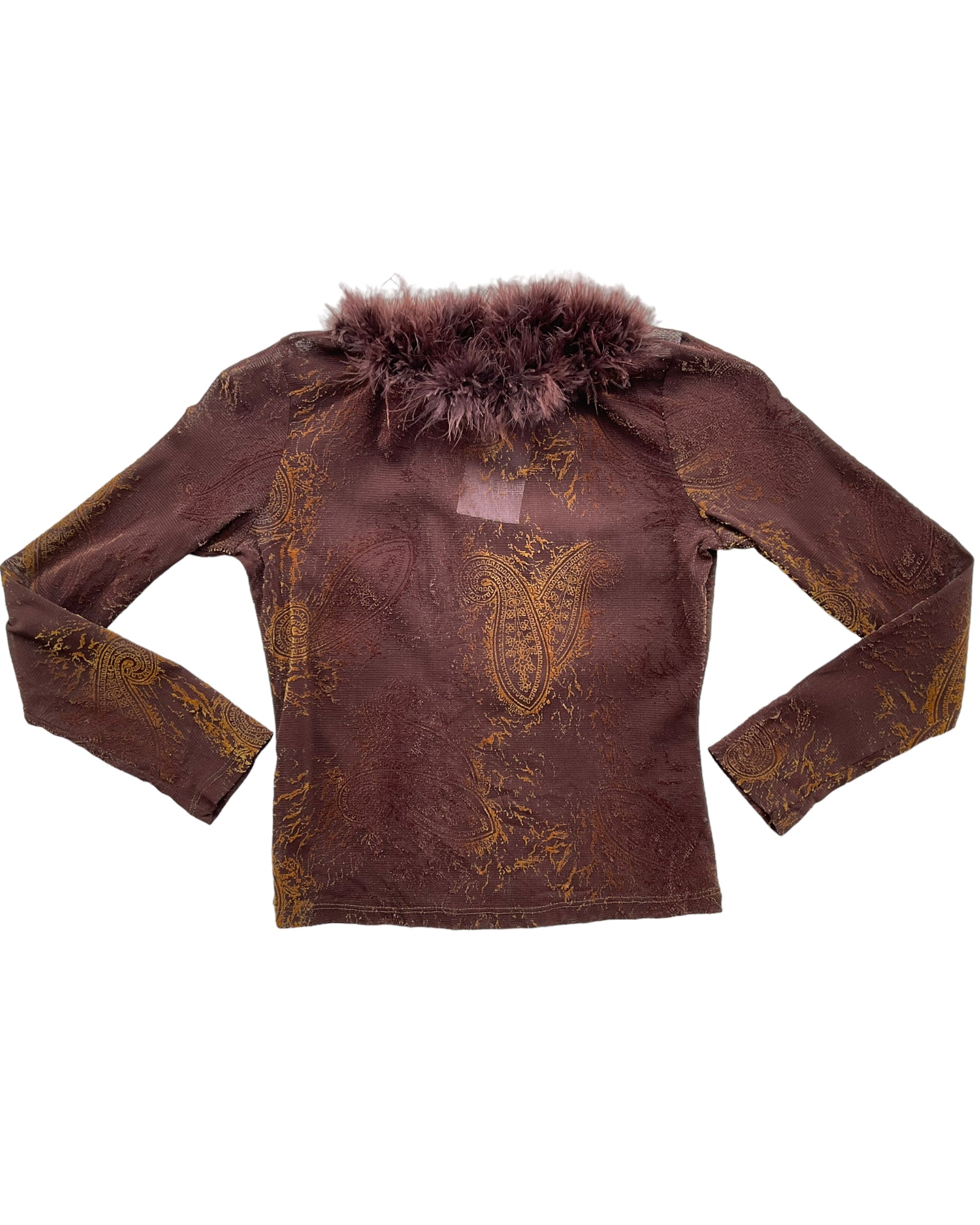 2000S VENECCIA FEATHERED MESH TOP – Lupe Baez